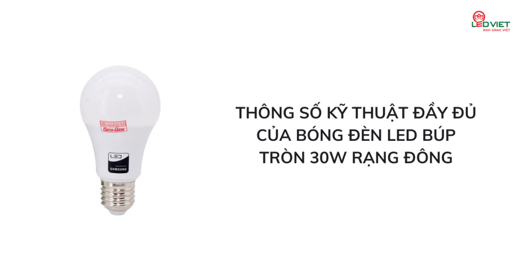 Bóng đèn LED Búp Tròn 30w Rạng Đông | CHÍNH HÃNG GIÁ TỐT