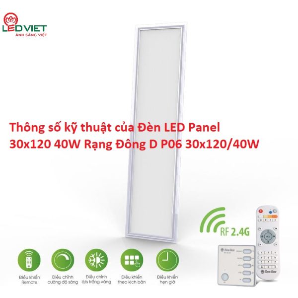 Đèn LED Panel 300x1200 40W Rạng Đông D P06 300x1200/40W