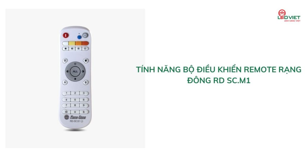 Bộ điều khiển REMOTE Rạng Đông RD SC.M1 | GIÁ RẺ NHẤT