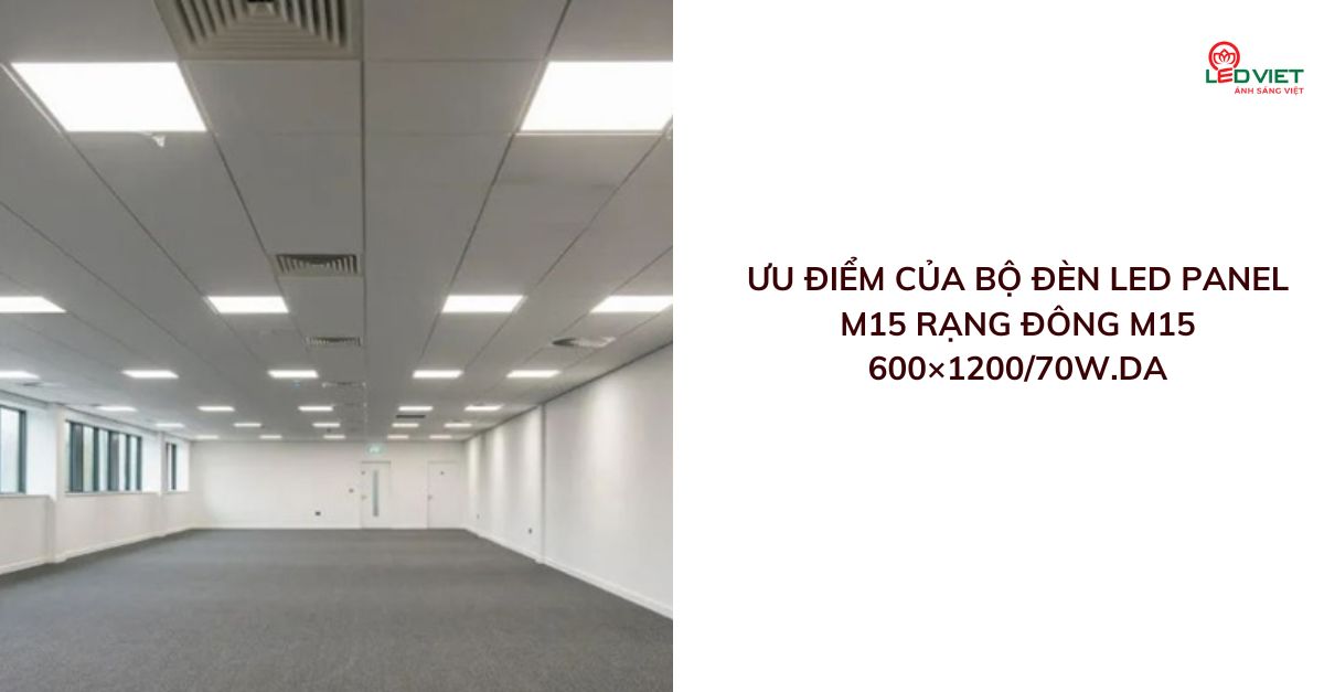 Bộ đèn LED panel M15 Rạng Đông M15 600x1200/70W.DA