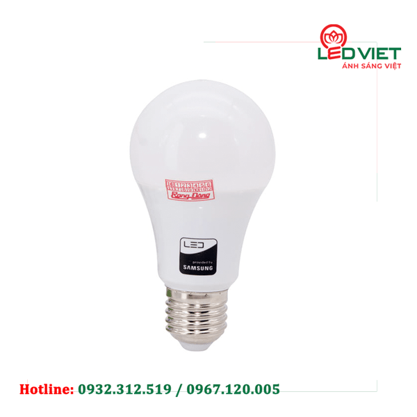 Đèn led búp 7W dùng ác quy rạng đông LED A60N1 12-24VDC/7W E27