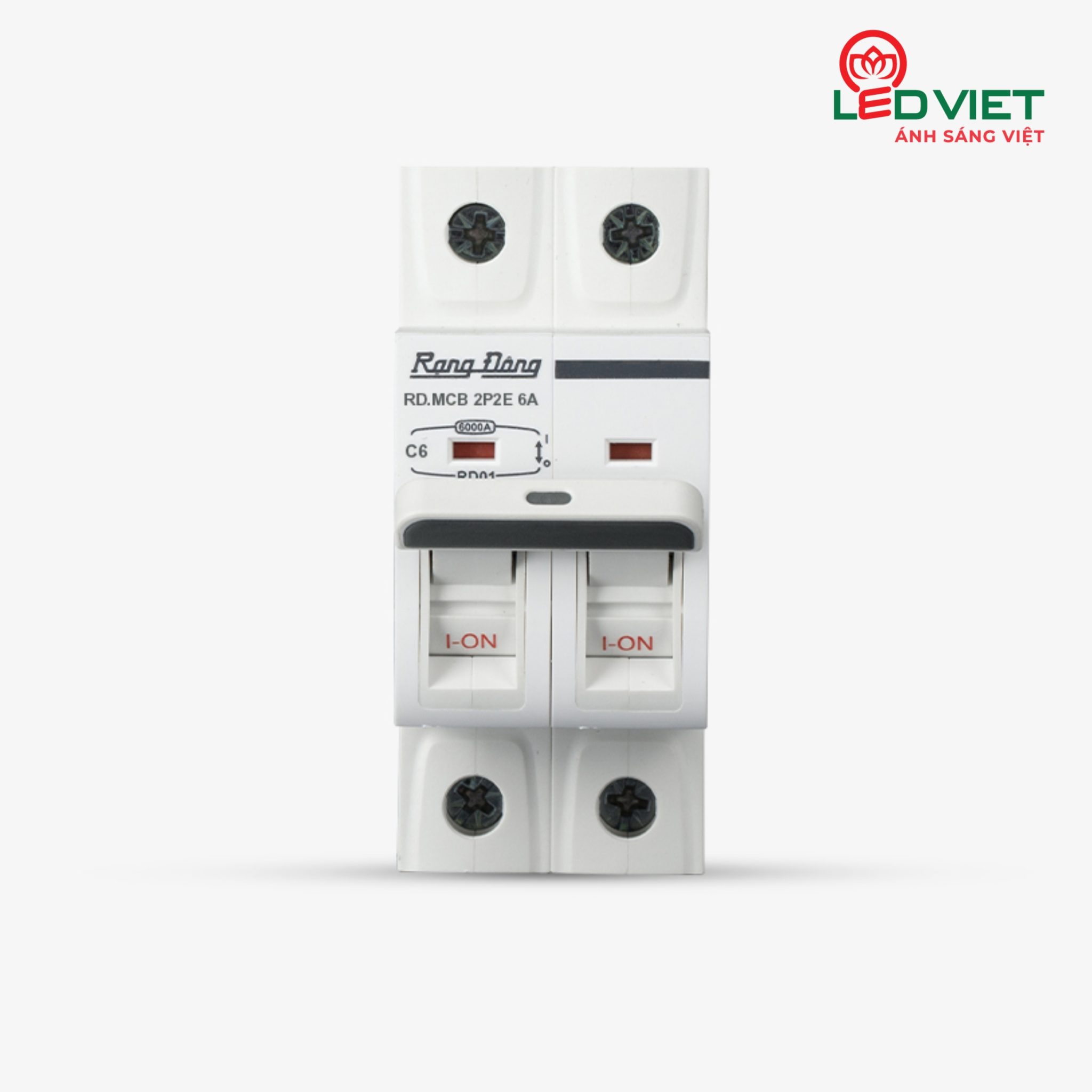 Aptomat ngắn mạch RD.MCB 2P2E 6A