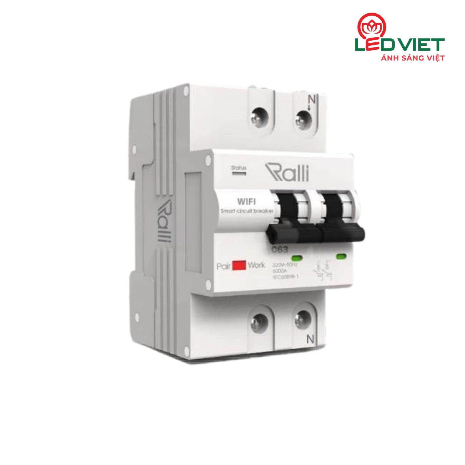 Aptomat thông minh RD.MCB.WF C63