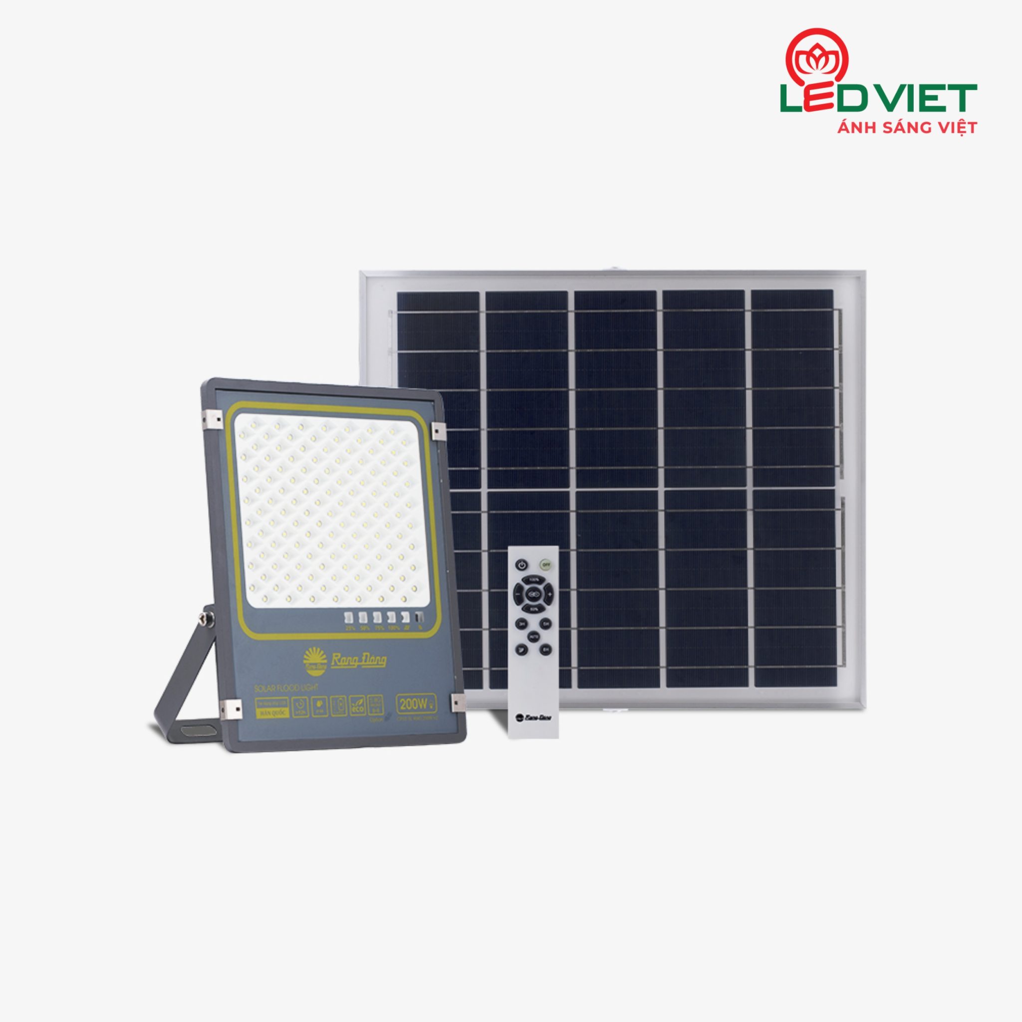 Đèn đường năng lượng mặt trời Rạng Đông CSD01.SL.RF 25W